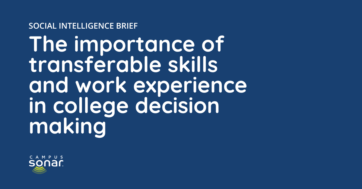 The Importance of Transferable Skills & Work Experience | Campus Sonar